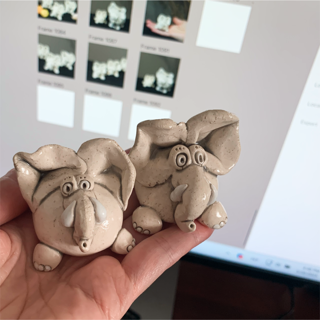 Small Ceramic Elephant - Handmade pottery | Tyrson Ceramics