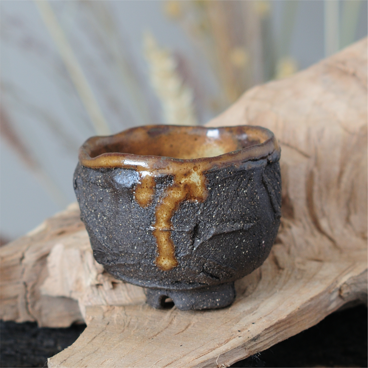 Handmade Ceramic Kurinuki Yunomi Tea Cup - Core – 100ml